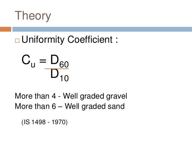 Grain size analysis