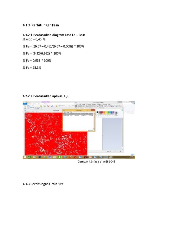 Grain size besi cor dan aisi 1045 (kelompok 8) | PDF