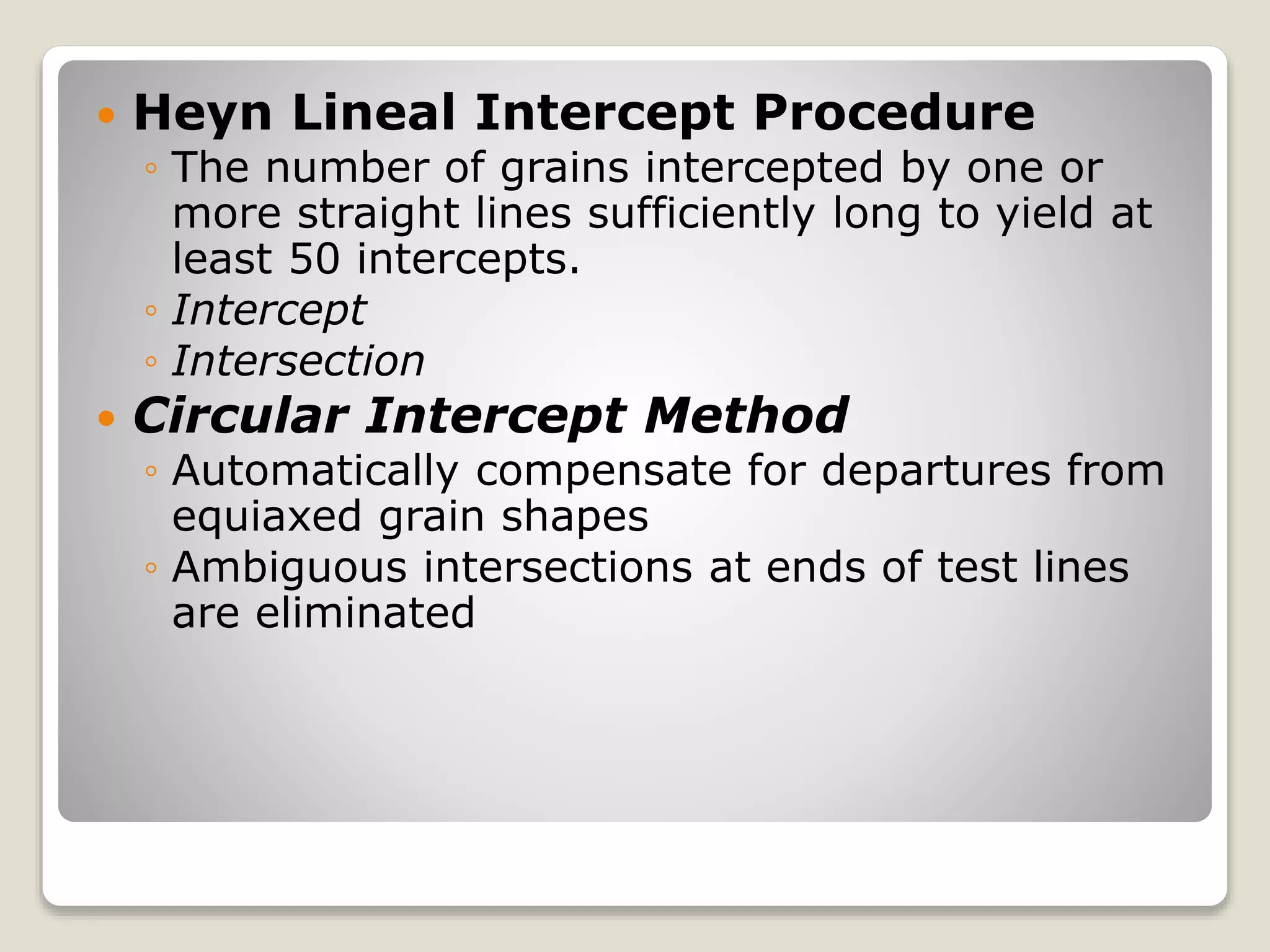 Grain size measurement according to astm standards | PPTX