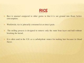 Grain structure of major cereals, pulses and oilseed | PPT