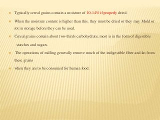Grain structure of major cereals, pulses and oilseed | PPT