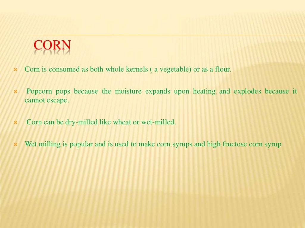 Grain structure of major cereals, pulses and oilseed | PPTX