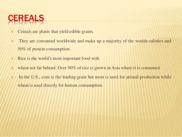 Grain structure of major cereals, pulses and oilseed | PPT