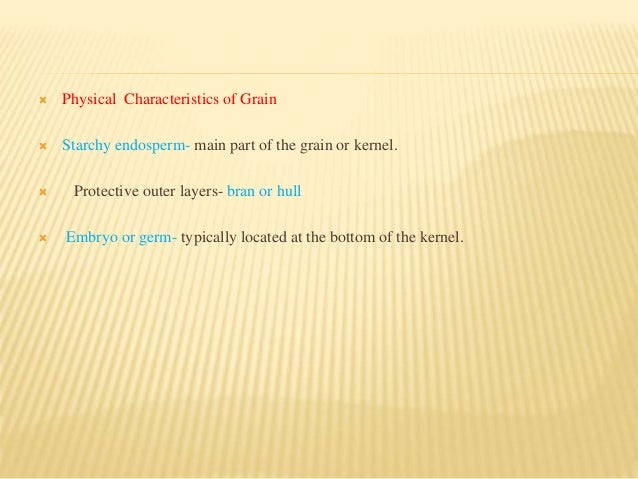 Grain structure of major cereals, pulses and oilseed | PPT