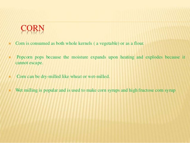 Grain structure of major cereals, pulses and oilseed | PPT