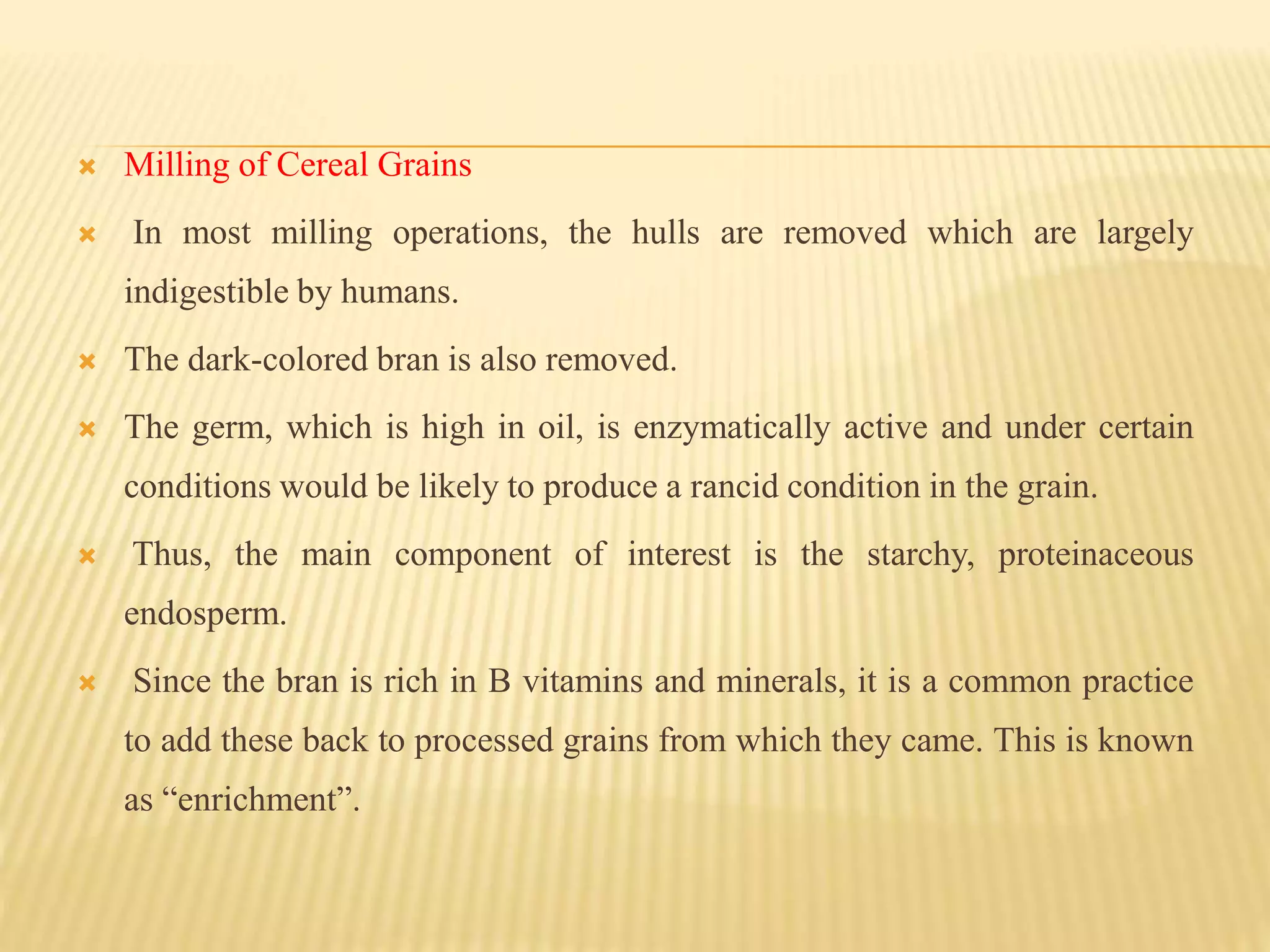 Grain structure of major cereals, pulses and oilseed | PPTX