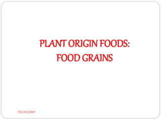 FOODS OF PLANT ORIGIN | PPTX