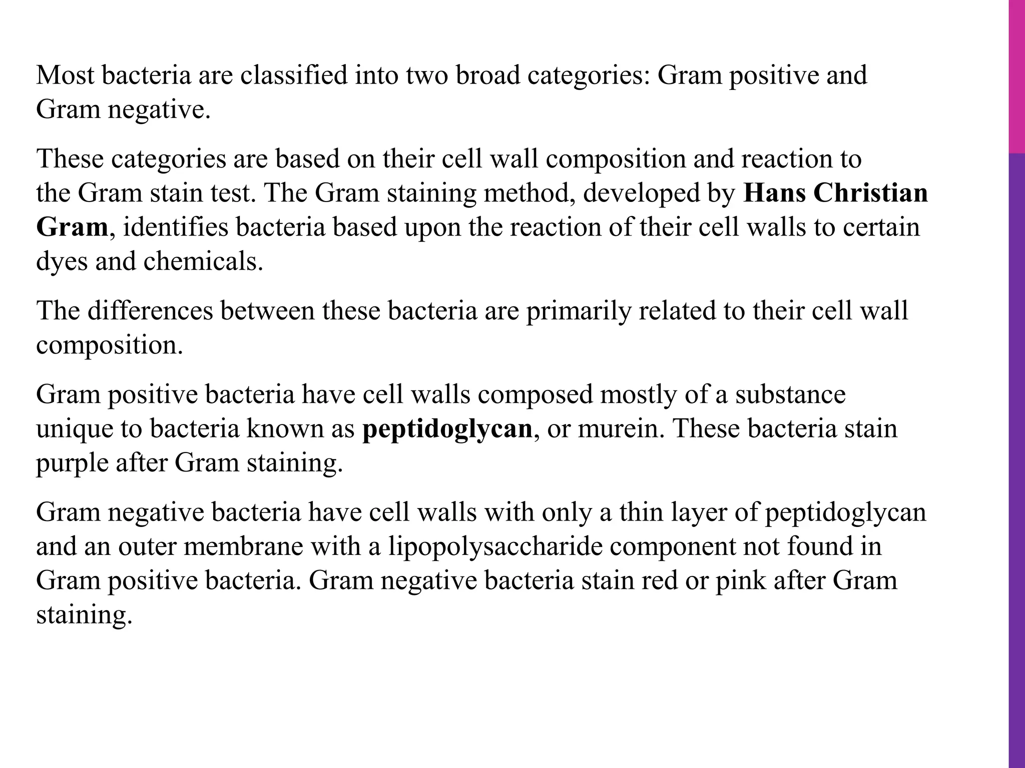 Gram positive & Gram negative cells | PPTX