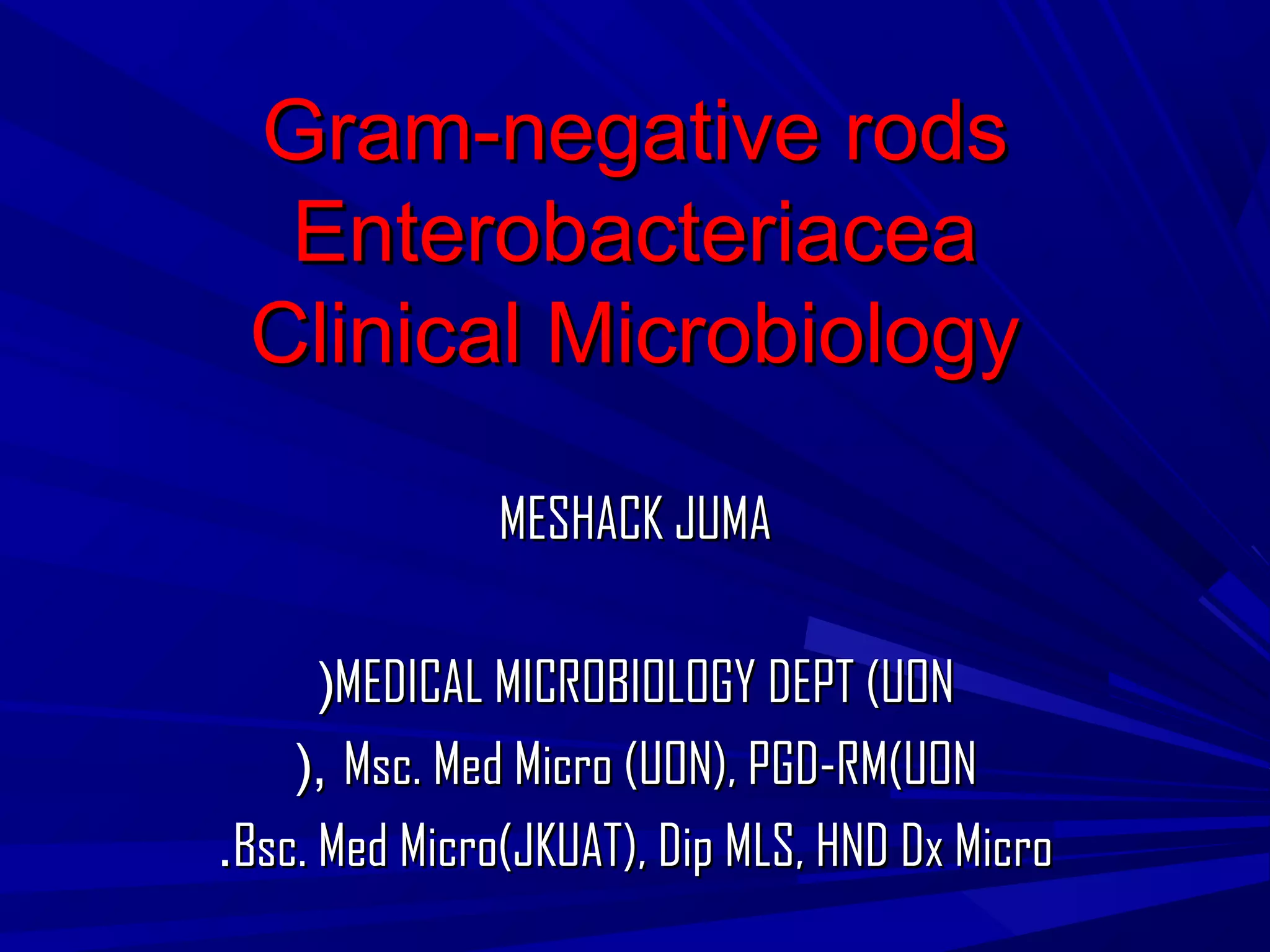 Gram negative rods | PPT