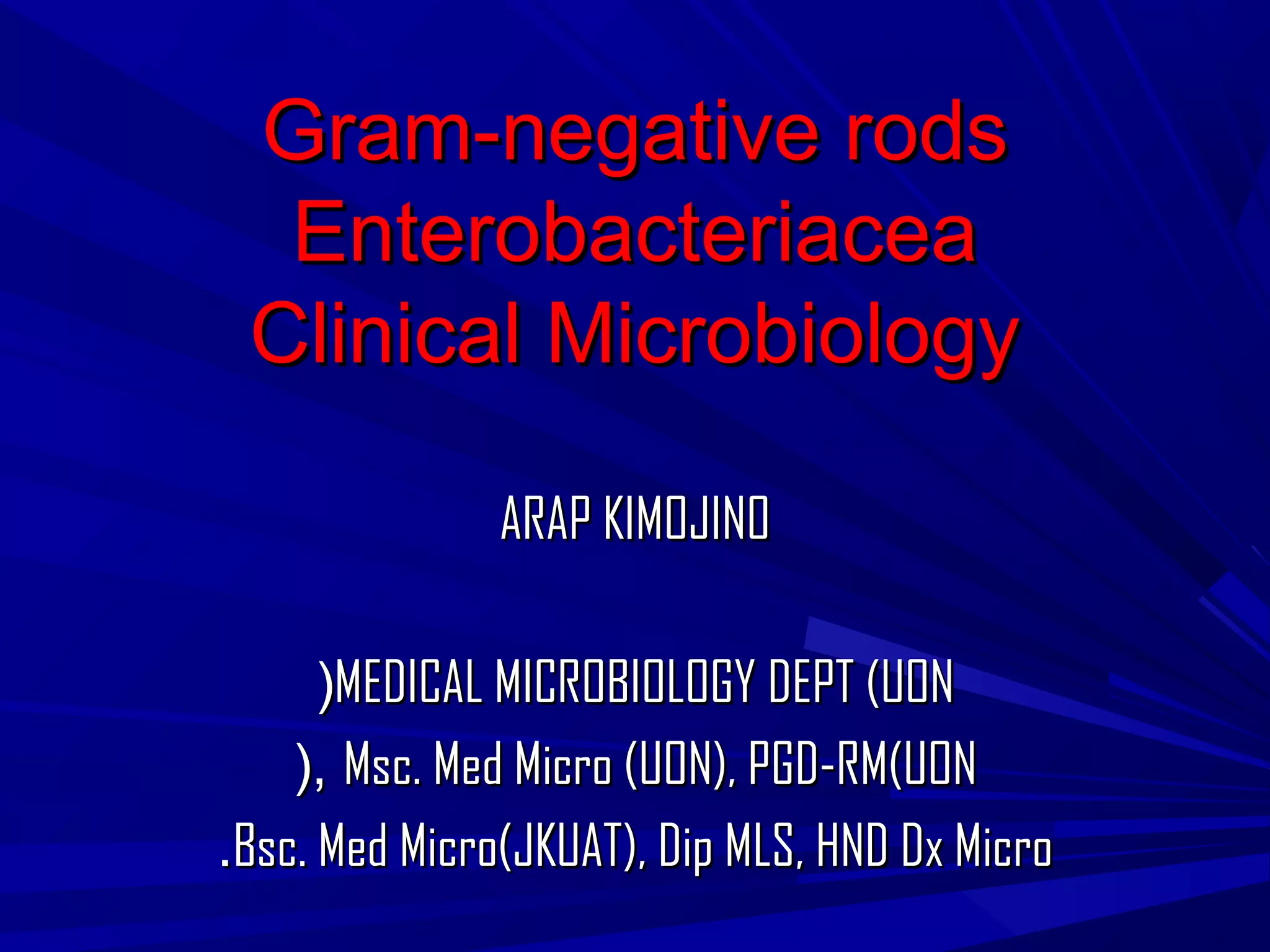 Gram negative rods | PPT