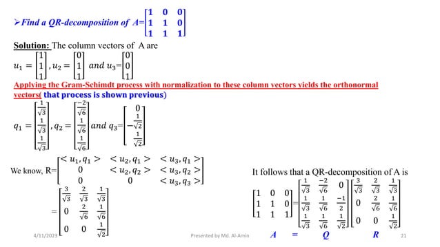 Gram-Schmidt process linear algbera.pptx