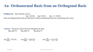 Gram-Schmidt process linear algbera.pptx