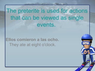 -er -ir preterite verbs | PPT