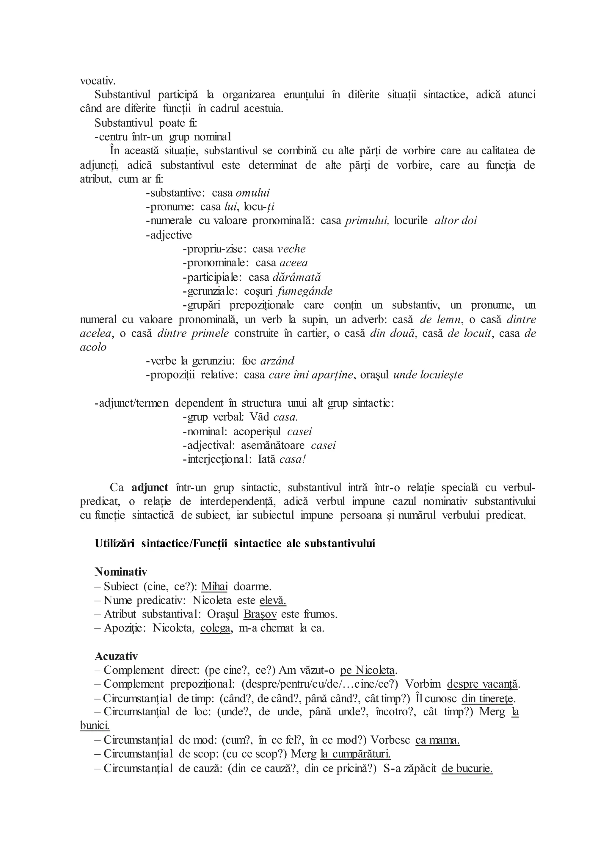 Gramatica. fise. morfologia | DOCX