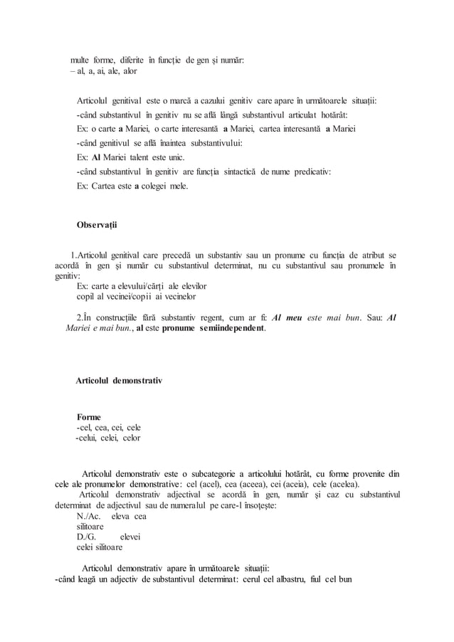 Gramatica. fise. morfologia | DOCX