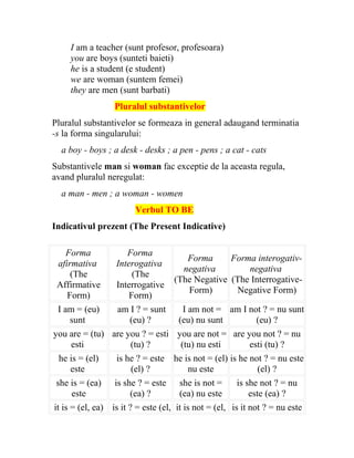 Gramatica Engleza Incepatori Romana- Nou | PDF