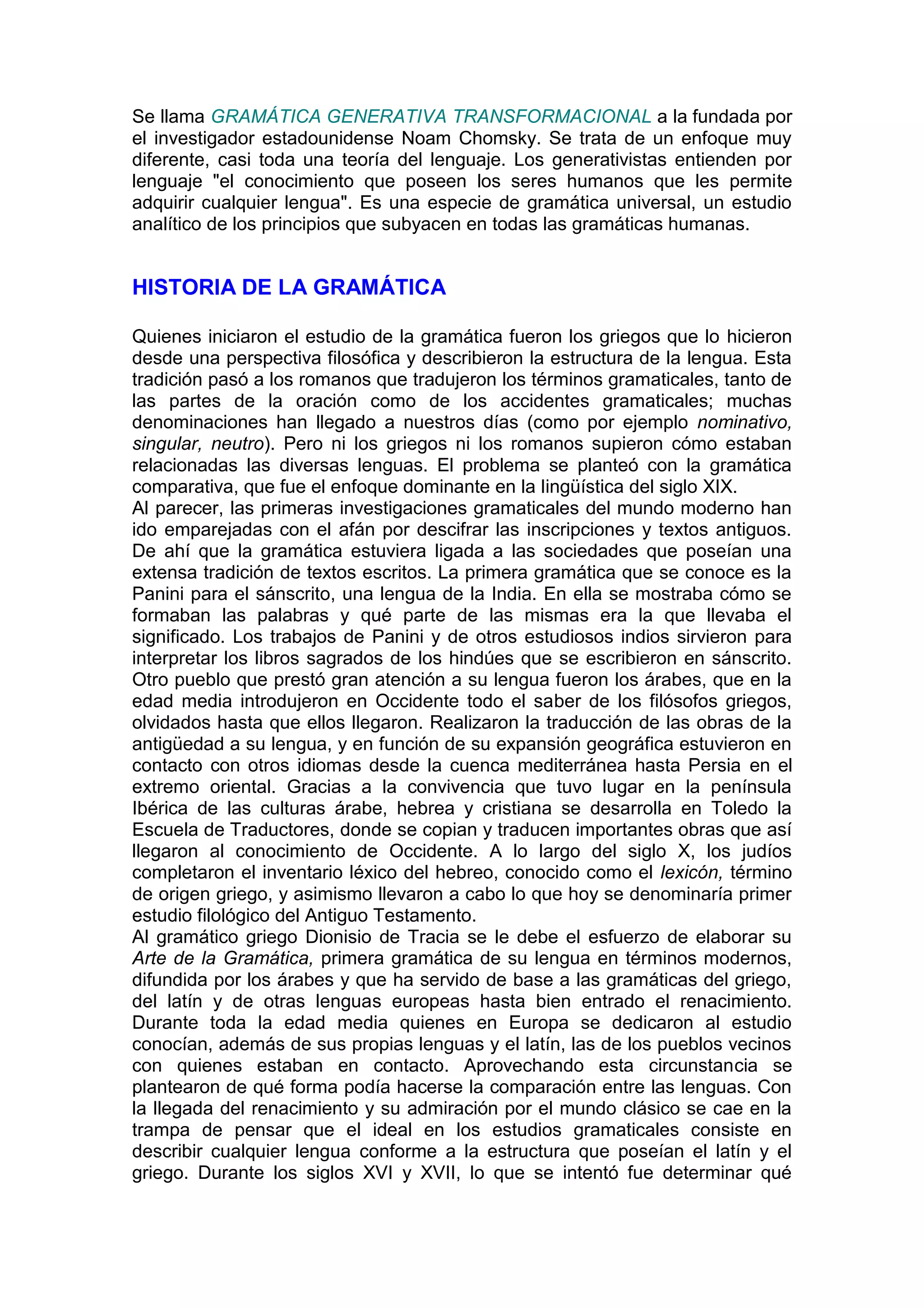 Gramatica completo montessori | PDF