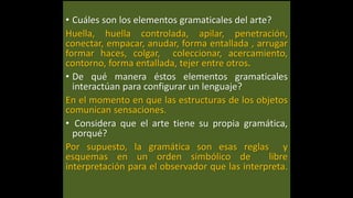 Gramática del arte, J. J. Beljon. | PPTX