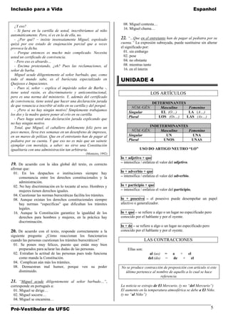 Gramatica ejercicios | PDF