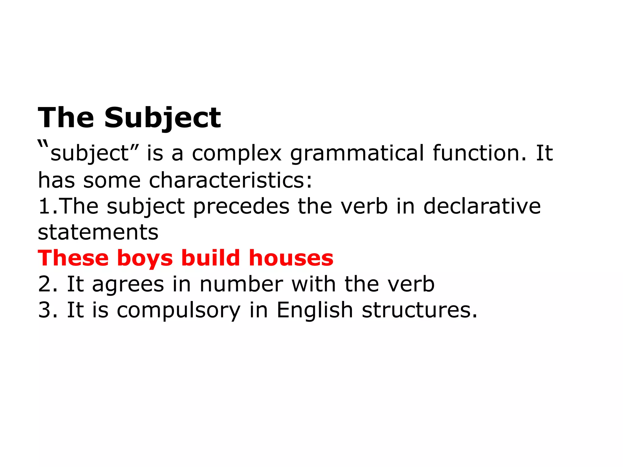 Gramatical functions | PPTX