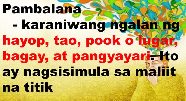 PANG-ABAY (PAMANAHON, PANLUNAN, PAMARAAN, PANGGAANO, KATAGA) | PPTX