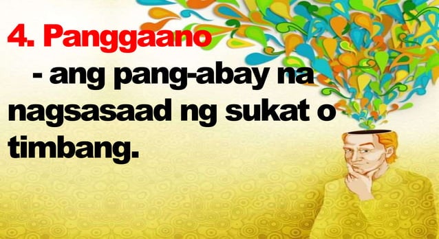 PANG-ABAY (PAMANAHON, PANLUNAN, PAMARAAN, PANGGAANO, KATAGA) | PPTX