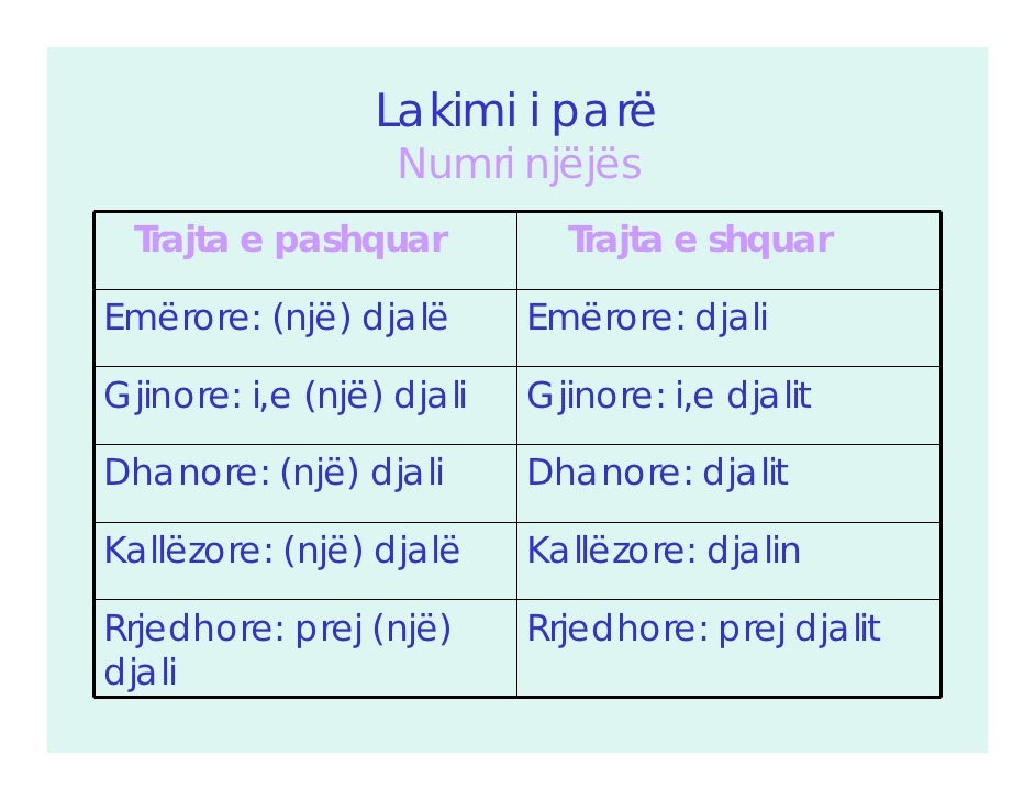 Gramatika e gjuhes shqipe