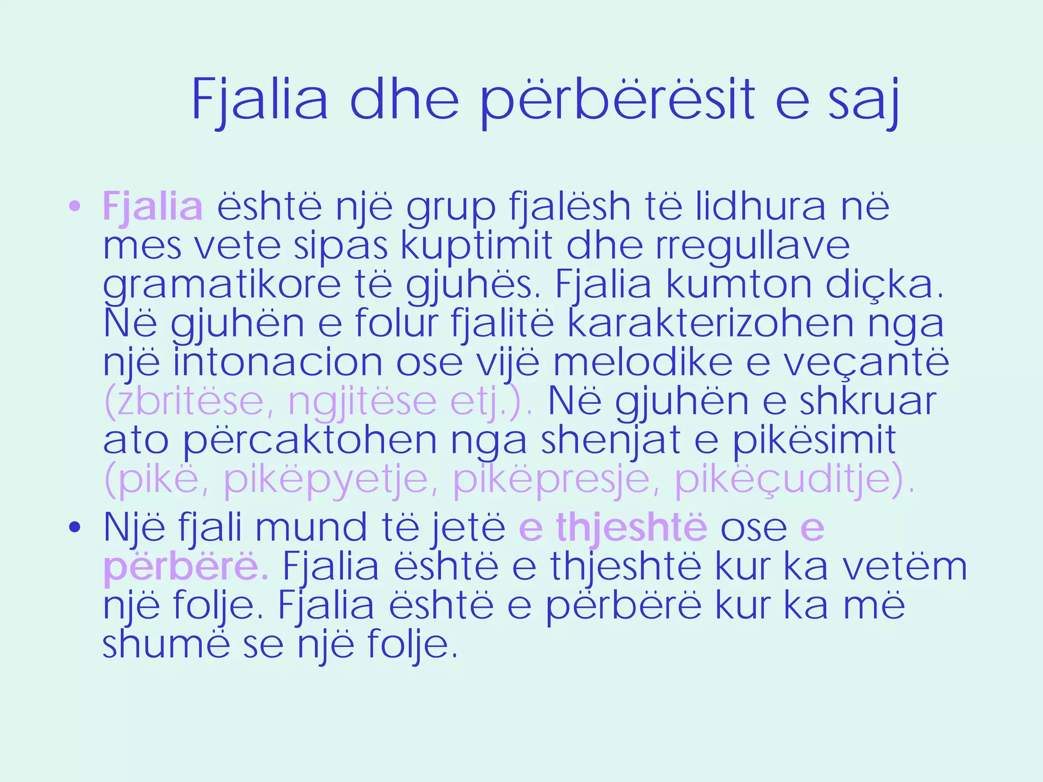 Gramatika e gjuhes shqipe | PDF