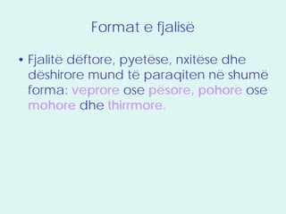 Gramatika e gjuhes shqipe | PDF