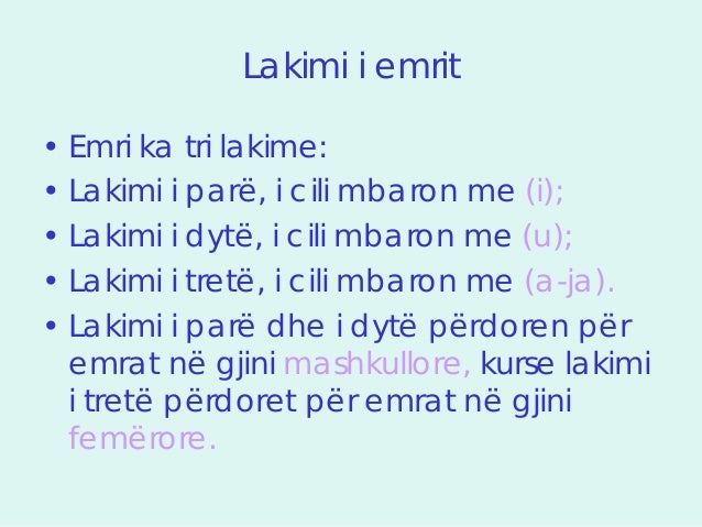 Gramatika e gjuhes shqipe