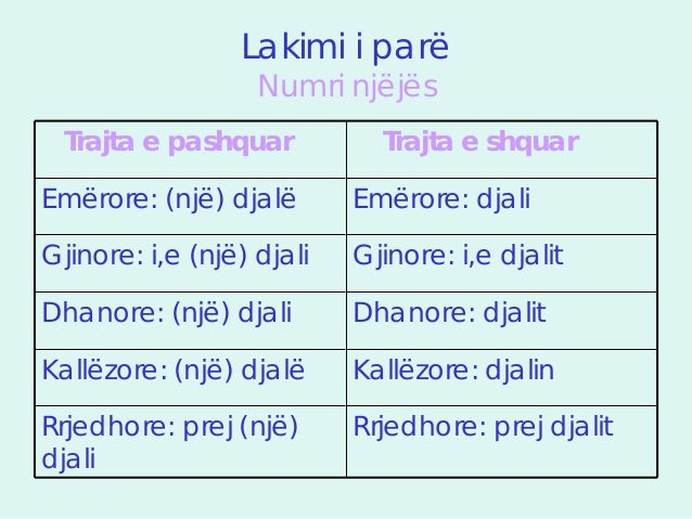 Gramatika e gjuhes shqipe