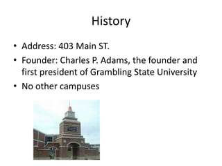 Grambling state university | PPTX
