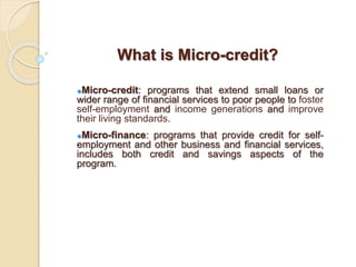 Role of Grameen Bank In Poverty alleviation | PPTX