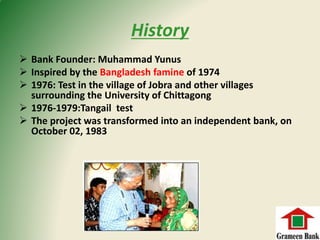Grameen bank presentation | PPTX