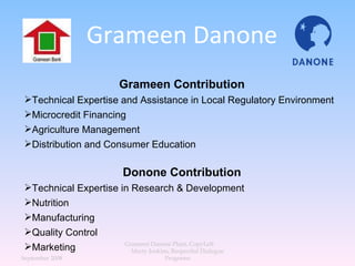 Grameen Danone Plant | PPT