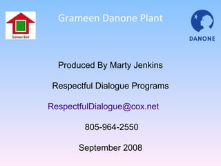 Grameen Danone Plant | PPT