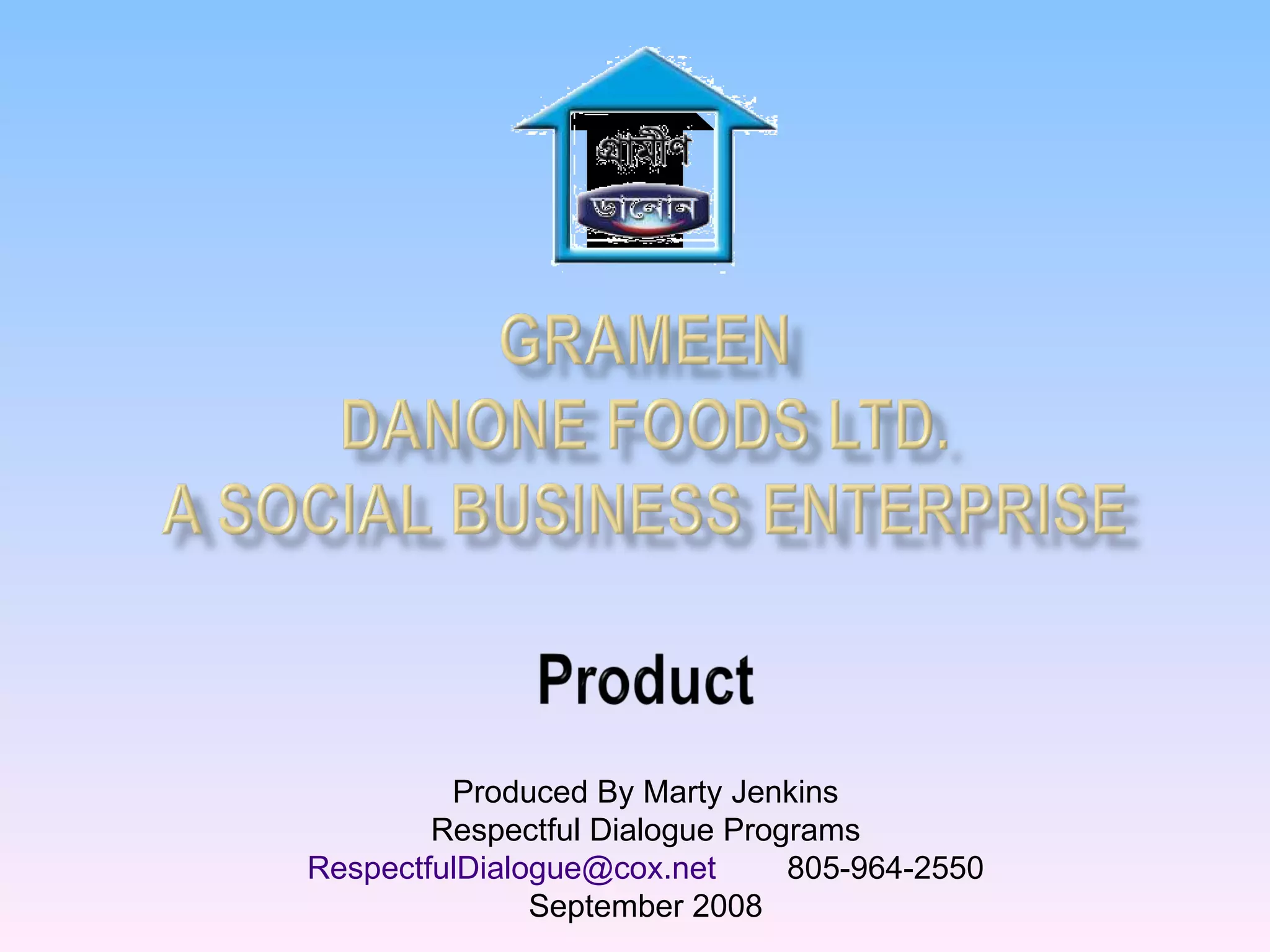 Grameen Danone Product | PPT