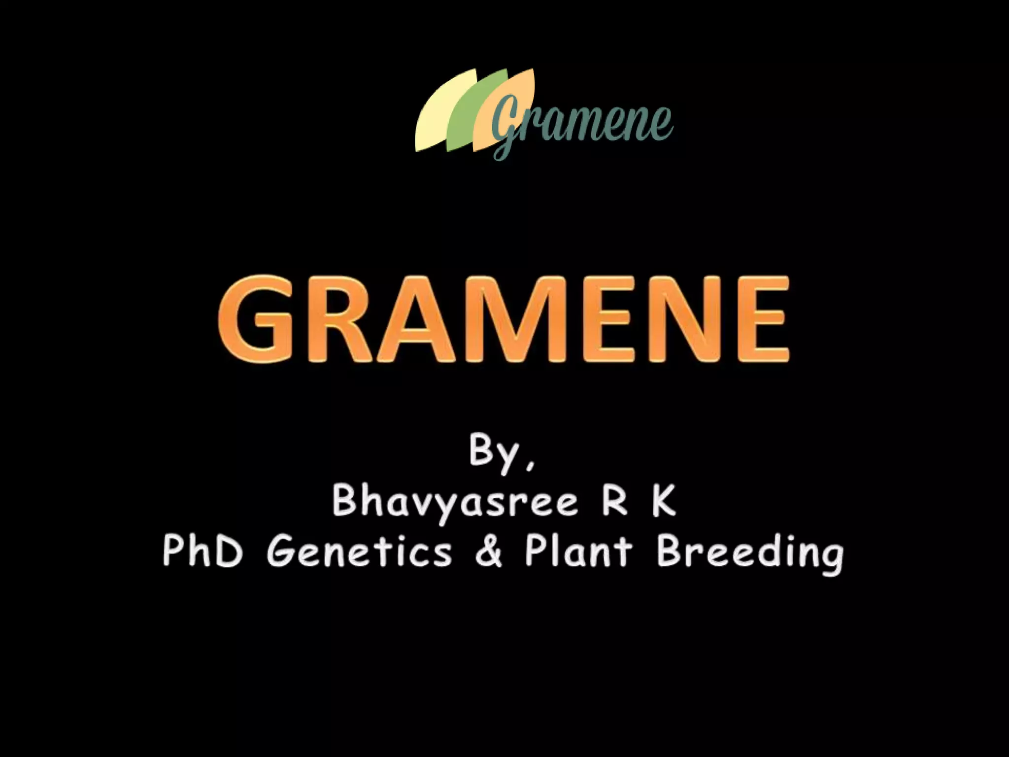 Gramene | PPTX