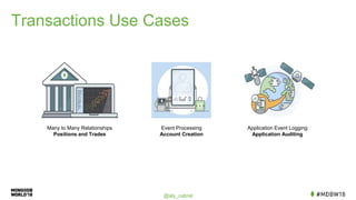 MongoDB World 2018: How and When to Use Multi-Document Distributed Transactions | PPT