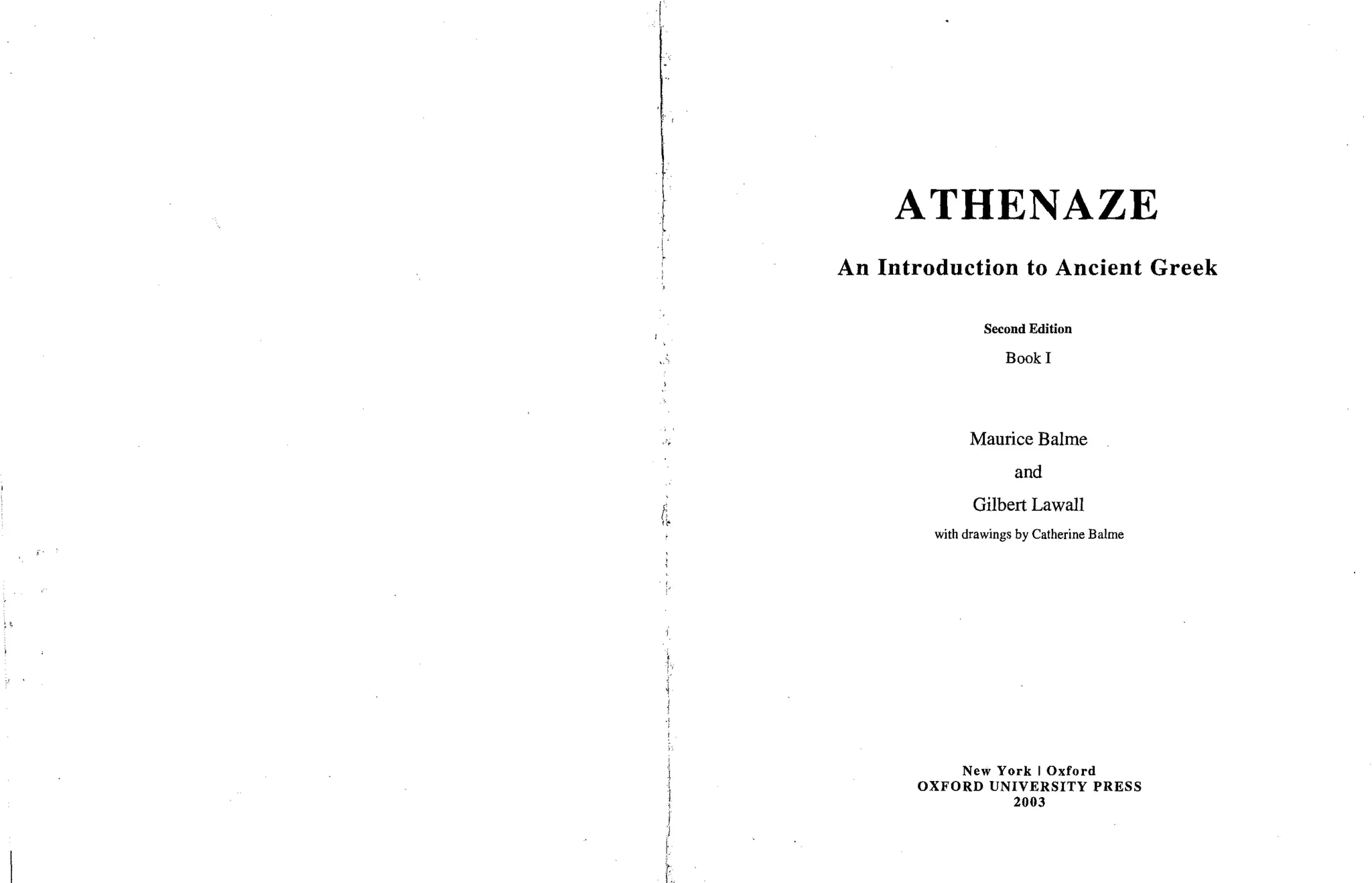 [Gram , griego] athenaze. an introduction to ancient greek | PDF