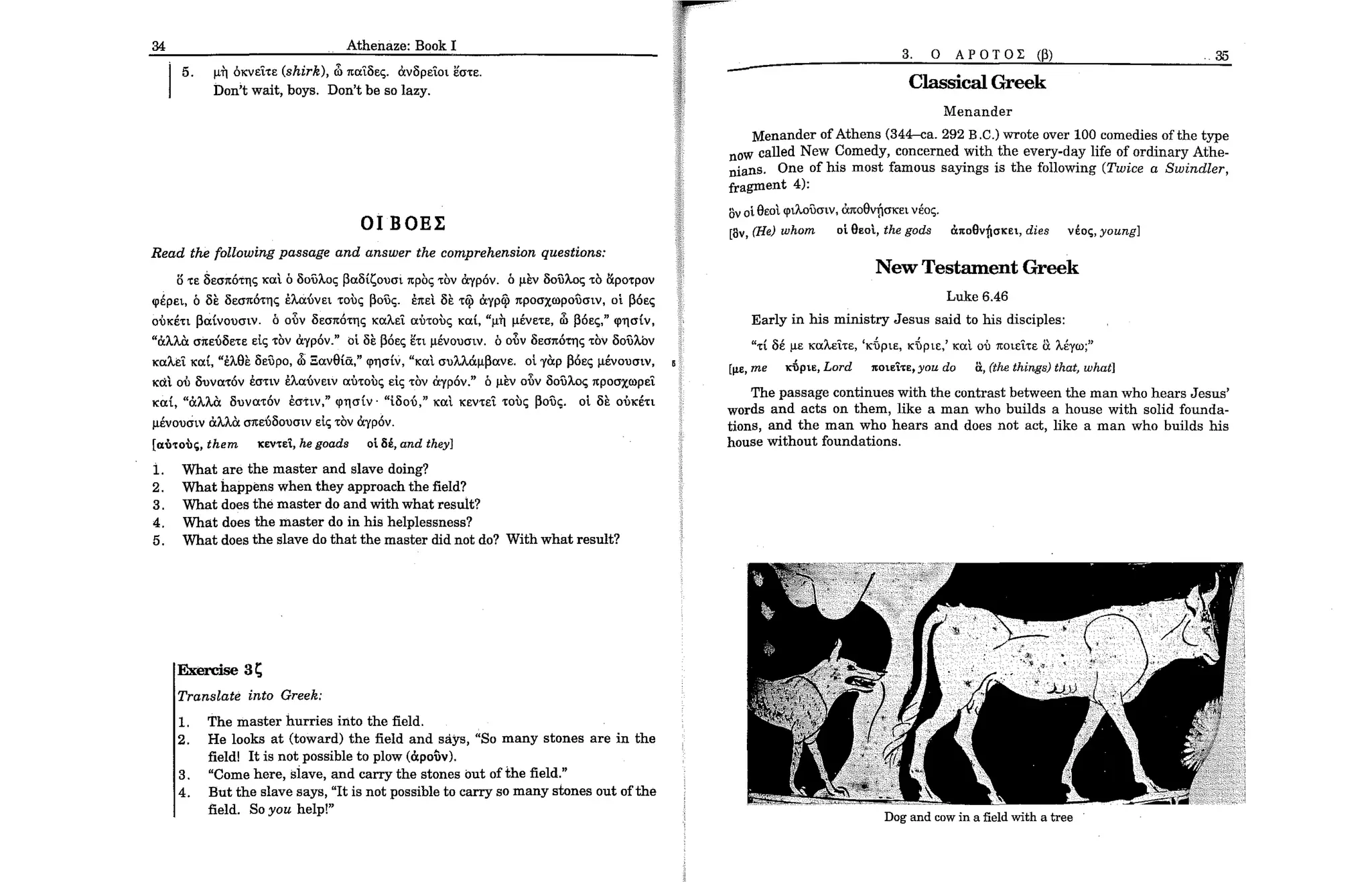 [Gram , griego] athenaze. an introduction to ancient greek | PDF
