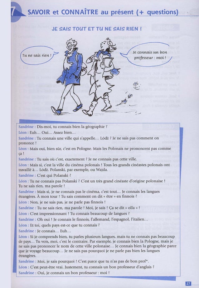 Grammaire en dialogues niveau debutant | PDF