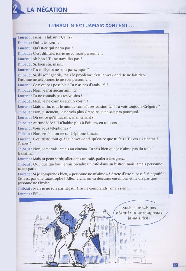 Grammaire en dialogues niveau debutant | PDF