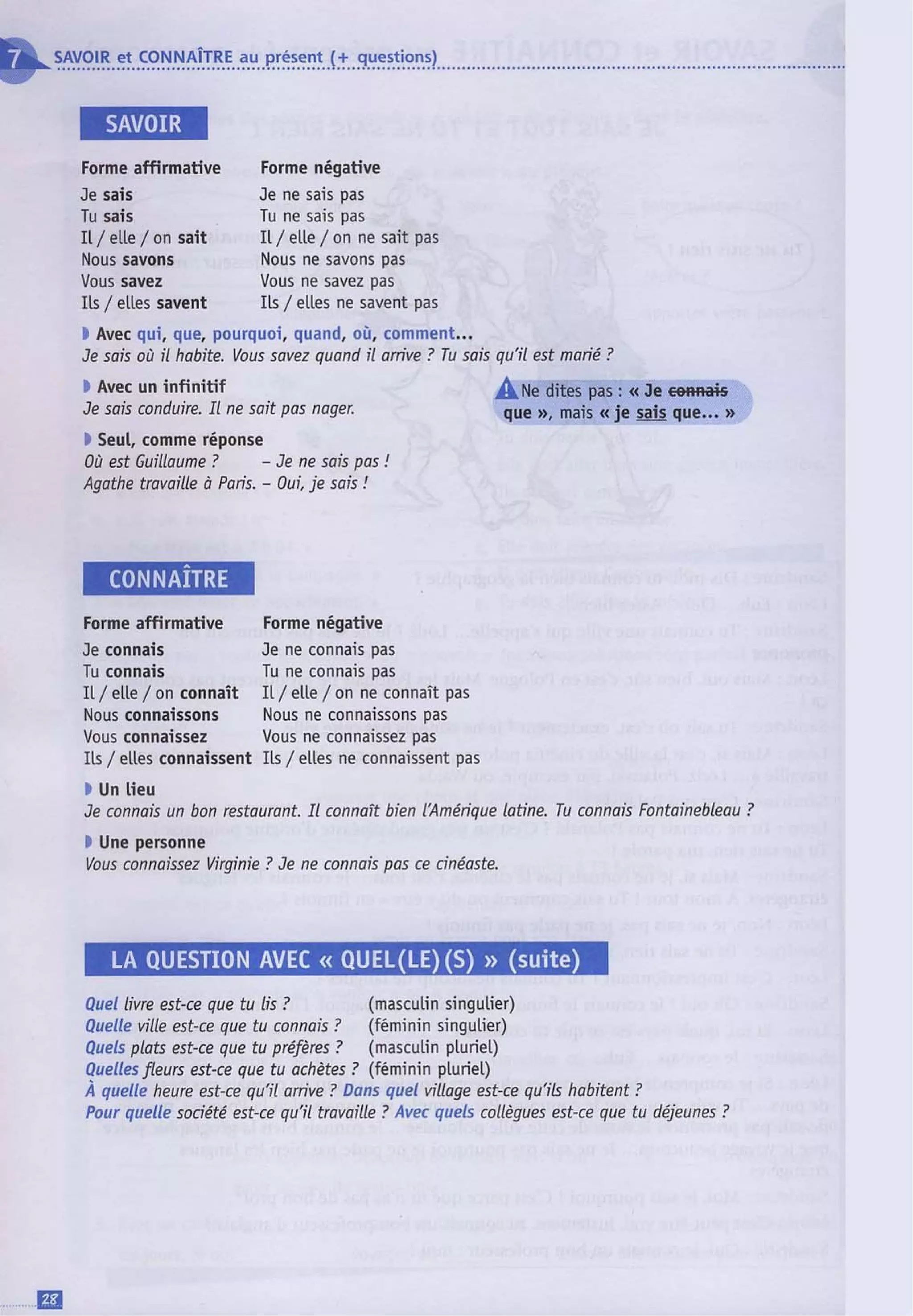 Grammaire en dialogues niveau debutant (1) | DOC