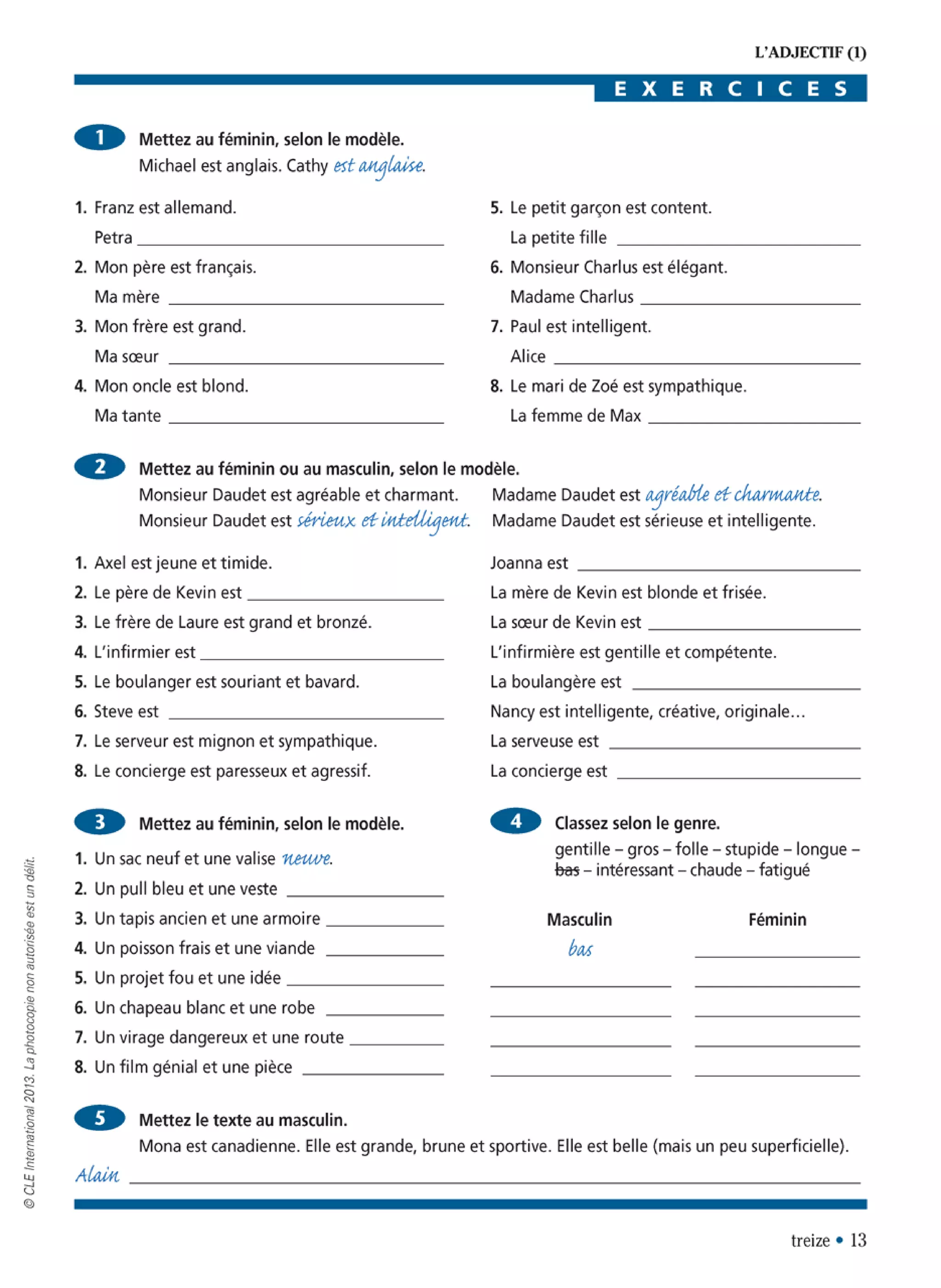 Grammaire progressive du français niveau intermediaire 3rd (1) | PDF