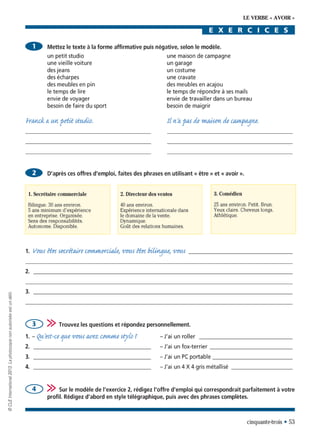 Grammaire progressive du français niveau intermediaire 3rd (1) | PDF