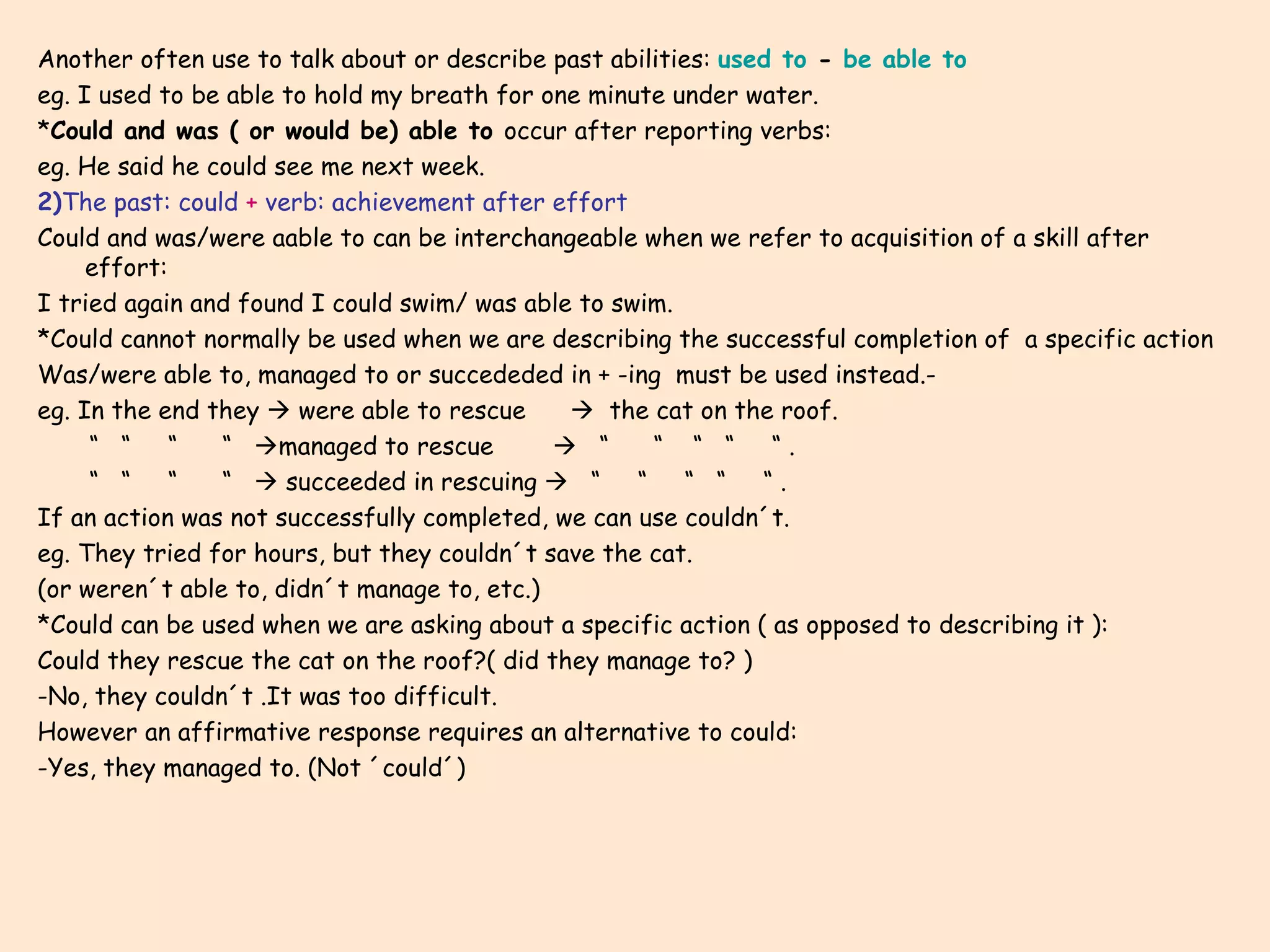 Modals general characteristics- Modals of Ability | PPT