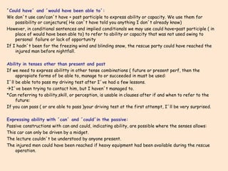 Modals general characteristics- Modals of Ability | PPT