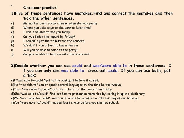 Modals general characteristics- Modals of Ability | PPT