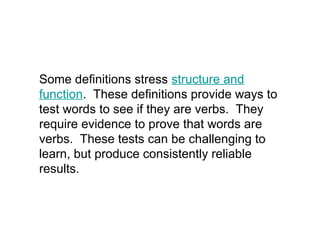 Grammar - Presentaion about everything about the verb | PPT